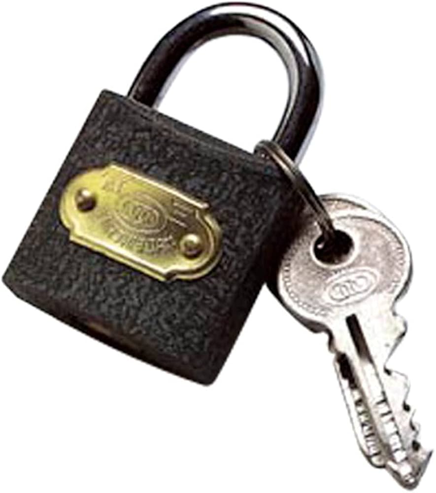 CANDADO 25 MM TRES CIRCULOS NEGRO – El Colonizador