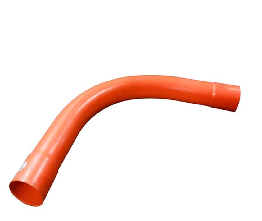 CURVA DUCTO NARANJA 1 PVC – El Colonizador